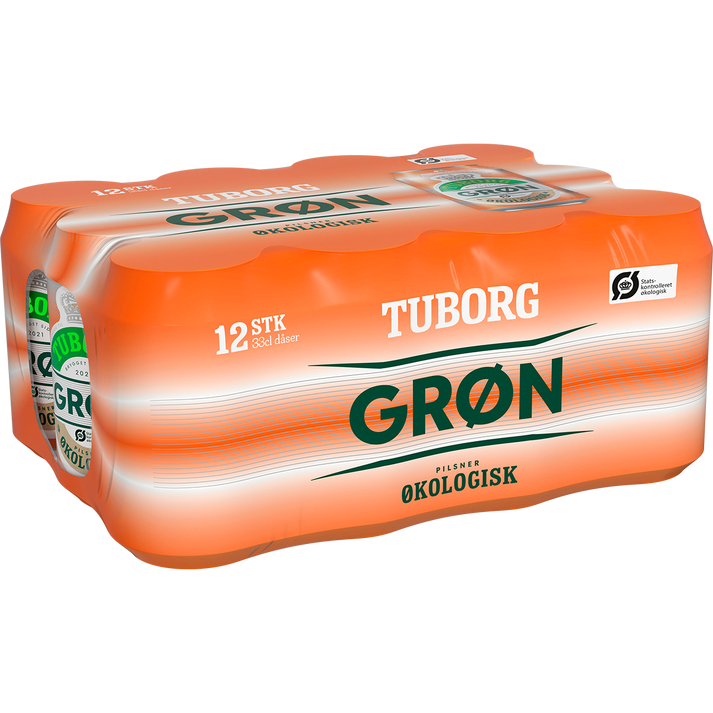 Grøn Tuborg Organic - 12 x 33 cl. – Roskilde Festival