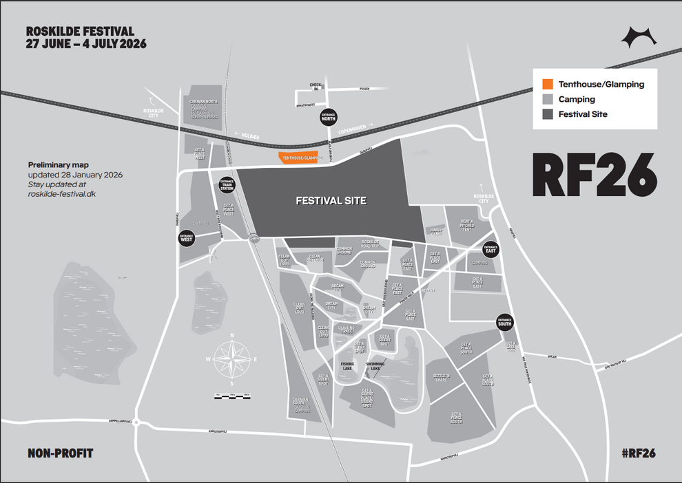 Rent a Pitched Tent Deluxe – Roskilde Festival
